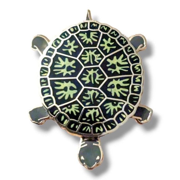 Unknown | Jewelry | Enamel Hat Lapel Pin Cloisonn Turtle Tortoise ...